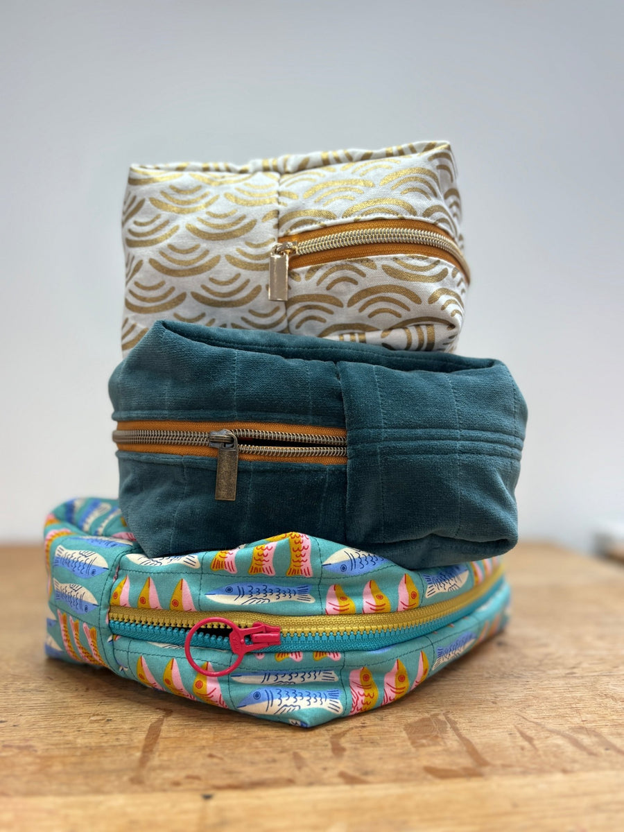 Velvet Boxy Lined Pouch - Digital Sewing Pattern – The Eternal Maker