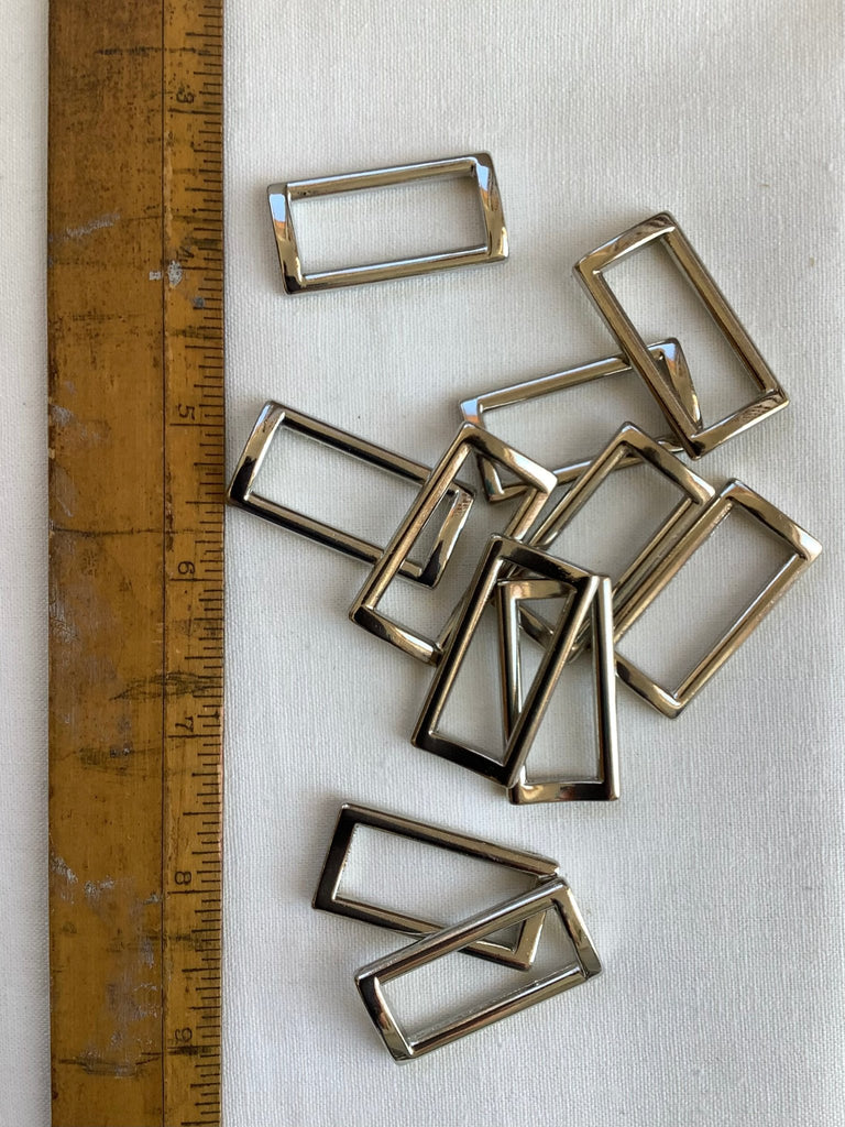 Rectangular D-Ring Curved - Silver - 30mm – The Eternal Maker